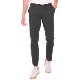 Herren Stoffhose "LOTI", grau, Gr. L, Le Temps Des Cerises, unifarben, 55% Polyester, 41% Viskose, 4% Elasthan, Hosen, mit modischem Design