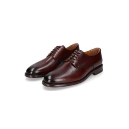 Henry Stevens Herren Schn&uuml;rschuh "Winston PD", Gr. 43, schwarz, Kalbsleder, Schuhe, Herren Businessschuh Schn&uuml;rschuh handgefertigt, Lederschuh