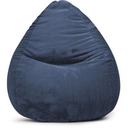 Sitzsack MAGMA HEIMTEX "Beanbag SOFTY XXL", blau (petrol), B:130cm, Bezug: 100% Polyester, Sitzs&auml;cke, Sitzsack