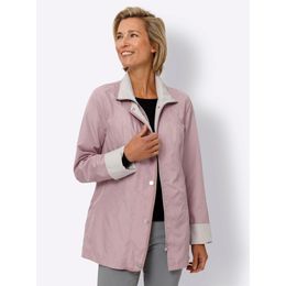 Classic Basics Damen Langjacke, lila, Gr. 48, unifarben, 100% Polyester, Besatz:100% Polyester, Jacken