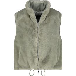 monari Damen Fellimitatweste "Weste fake fur"sage, Gr. 38, unifarben, Pl&uuml;sch, Obermaterial: 100% Polyester. Futter: 100% Polyester, Westen, Regular
