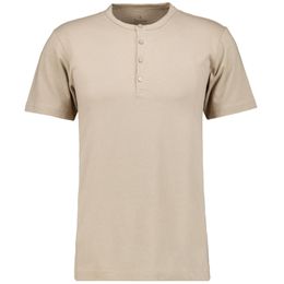 Ragman Herren Longshirt, beige, Gr. L, Jersey, Baumwolle, Shirts