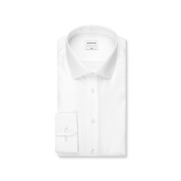 Seidensticker Herren Businesshemd "Slim", wei&szlig;, Gr. 37, unifarben, 100% Baumwolle, Hemden, Slim 1/1 Extra lang Kentkragen Uni