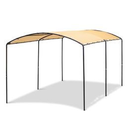 Tchibo - Runddach-Carport - 270x490x240cm - schwarz - Polyethylen / Stahl