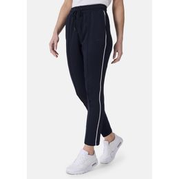 STOOKER WOMEN Damen Sporthose "Baumwollstretch Sporthose", blau, Gr. XL, Sweatware, 55% Polyester, 45% Baumwolle, Hosen, Sporthose Regular Fit Sport
