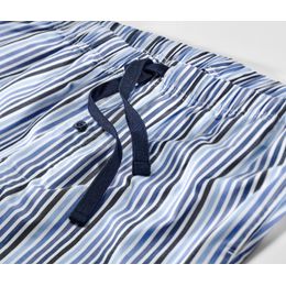Tchibo - Shorty-Pyjama - Herren - Gr. XL - wei&szlig;/gestreift