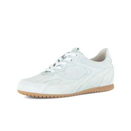 Sneaker Gabor "Sneaker low", Damen, Gr. 40, wei&szlig; (blau), Schuhe Sneaker