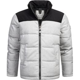 Ragwear Herren Steppjacke "Waldess", grau, Gr. S, Obermaterial: 100% Polyester. Futter: 100% Polyester. Wattierung: 100% Polyester, Jacken, Gesteppte
