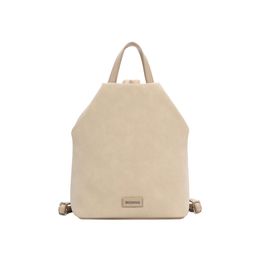 Emily & Noah Rucksack EMILY & NOAH "Rucksack E&N Jeanna", Gr. B/H/T: 30cm x 33cm x 17cm, beige (beige 400), Obermaterial: 60% Polyurethan PU. 40% Polyester PES., Rucks&auml;cke Rucksack