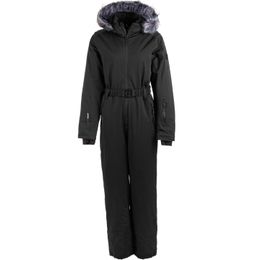 WHISTLER Damen Skianzug "Courtney", schwarz, Gr. 38, unifarben, 94% Polyester, 6% Elasthan, Sportanz&uuml;ge, mit wind- und wasserdichtem Funktionsmaterial