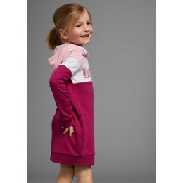 Kidsworld M&auml;dchen Sweatkleid "UNICORN", bunt, Gr. 92, colorblocking, mehrfarbig, Sweatware, Obermaterial: 60% Baumwolle, 40% Polyester, Kleider,