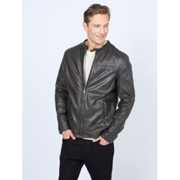Mustang Herren Lederjacke "31022249", gr&uuml;n, Gr. L, Obermaterial: 100% Lammleder. Futter: 100% Baumwolle. &Auml;rmelfutter: 100% Polyester, Jacken