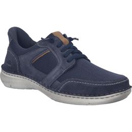 Josef Seibel Herren Schn&uuml;rschuh "New Anvers 24, nachtblau-kombi", Gr. 47, blau, Obermaterial: 80% Rindsleder Leather cow. 20% Textilmaterial TEXMAT.,