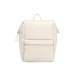 Rucksack Tamaris "Rucksack TAS Kelda", Damen, Gr. B/H/T: 32cm x 41cm x 12cm, beige (beige 400), Obermaterial: 60% Polyurethan PU. 40% Polyester PES., Rucks&auml;cke Rucksack