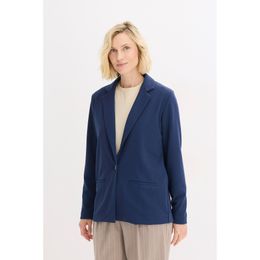 bonprix Blazer aus Jerseycrepe, blau