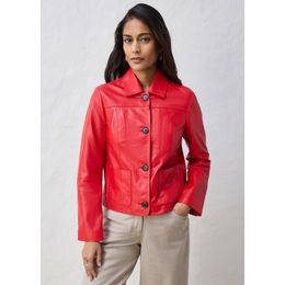 bonprix Lederjacke aus softem Lammnappa, rot, Nappaleder