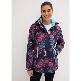 bonprix wasserdichte 3 in 1 Funktions-Jacke mit Kapuze, blau
