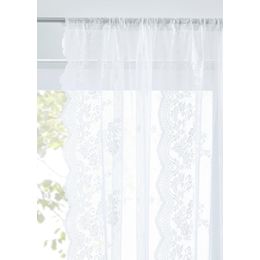 bonprix Jacquard Gardine (1er Pack), wei&szlig;
