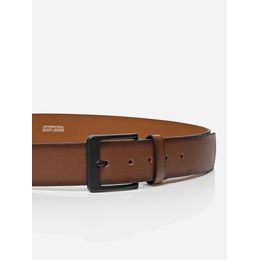 MONTI Herren Lederg&uuml;rtel "ATLANTA", braun, Gr. 115, unifarben, Materialmix, G&uuml;rtel, mit dunkler Schlie&szlig;e