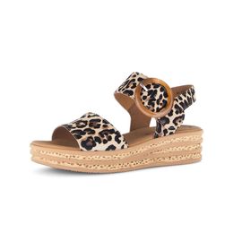 Gabor Damen Plateausandaletten "Plateau Sandale", Gr. 38,5, braun, Schuhe