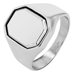 Adelia&acute;s ADELIA ́S Herren Fingerring "Herren Ring aus Edelstahl", 64, Edelstahlsilber, Edelstahl, Fingerringe