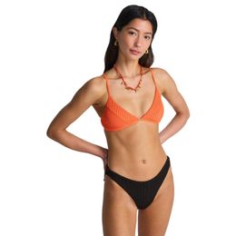 Billabong Damen Bade-Shirt "Summer High Charlie Tri", orange, Gr. M, Obermaterial: 69% Polyester, 23% Polyester, 8% Elasthan., Bikini-Oberteile