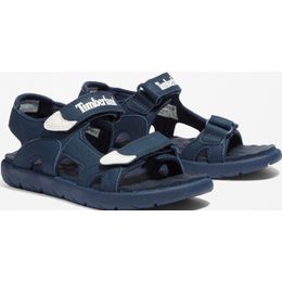 Timberland Kinder Sandale "PERKINS ROW BACKSTRAP SANDAL", Gr. 31, blau, Synthetik, Schuhe, mit Klettverschlu&szlig;