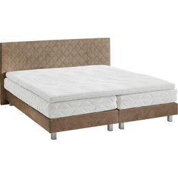 Boxbett, beige, B:195cm L:210cm, Westfalia Schlafkomfort, Komplettbetten