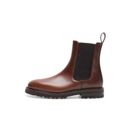 Henry Stevens Damen Chelseaboots "Bonnie CB5", Gr. 37, braun, Boxcalf, Schuhe