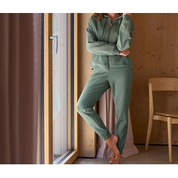 Tchibo - Loungewear-Hose - Damen - Gr. L - dunkelgr&uuml;n