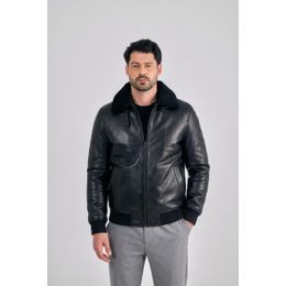 Freaky Nation Herren Lederimitatjacke "T-2223-2503", schwarz, Gr. L, Oberstoff: 100% Polyester. Futter: 100% Polyester, Jacken