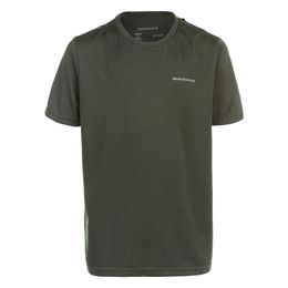 Endurance M&auml;dchen T-Shirt "Vernon Jr.", gr&uuml;n, Gr. 140, unifarben, 100% Polyester, Shirts, mit reflektierendem Logo