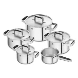 Zwilling Pure Edelstahl-Kochgeschirr-Set - silber