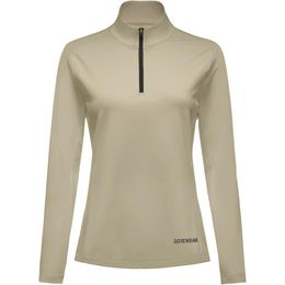 Gore Everyday Mid 1/4 Zip Bekleidung Damen beige S