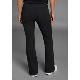 Melrose Damen Anzughose, schwarz, Gr. 42, unifarben, Web, Obermaterial: 71% Polyester, 25% Viskose, 4% Elasthan, Hosen, in Bootcut-Form