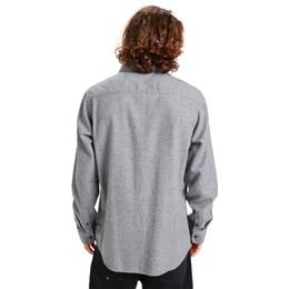 Quiksilver Herren Langarmhemd "Motherfly Heather"india ink, Gr. XL, Obermaterial: 100% Walkfrottier;, Hemden