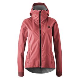 Gonso Damen Fahrradjacke "Save Jacket Trail W", lila, Gr. 42, 100% Polyester, Jacken, Damen Regenjacke wind- und wasserdicht, Radjacke mit Kapuze