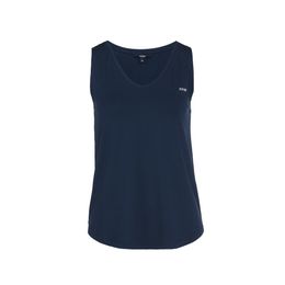 JOOP! JOOP Damen Yogashirt "Move", Gr. 44navy, Jersey, Obermaterial: 95% Modal, 5% Elasthan, Shirts, &auml;rmellos, V-Ausschnitt