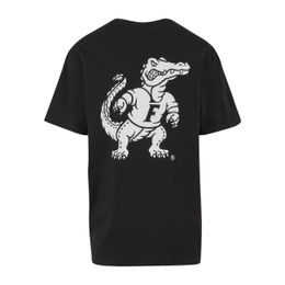 Herren T-Shirt "Upscale by Mister Tee Florida Gators Multi Logo Oversize Tee", schwarz, Gr. XL, UPSCALE BY MISTER TEE, bedruckt, 100% Baumwolle,