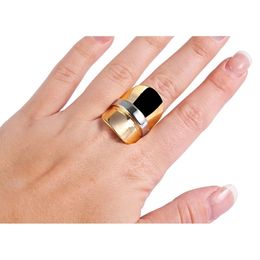 Adelia&acute;s ADELIA ́S Damen Fingerring "Damen Ring aus Edelstahl", 62, Edelstahlgold, Edelstahl, Fingerringe