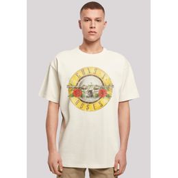 F4NT4STIC Herren T-Shirt "Guns 'n' Roses Vintage Logo Black", beige, Gr. M, Obermaterial: 100% Baumwolle, Shirts, Premium Qualit&auml;t