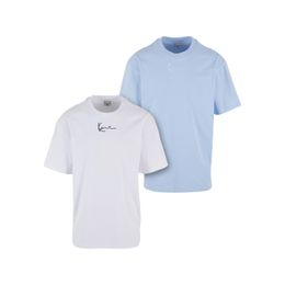 Karl Kani Herren T-Shirt "Karl Kani Herren"light blau, wei&szlig;, Gr. XS, 100% Baumwolle, Shirts