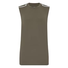 Plein Sport Jungen T-Shirt "Tanktop"65, military, Gr. L, Obermaterial: 86% Polyamid, 14% Elasthan, Shirts