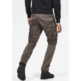 G-Star Raw G-STAR Herren Cargohose "Rovic Zip 3D Tapered Pant", grau, Gr. 33, unifarben, Web, Obermaterial: 97% Baumwolle, 3% Elasthan, Hosen, Tapered Fit