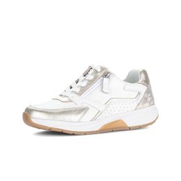 Gabor Damen Sneaker "Sneaker low", Gr. 35,5wei&szlig;, Schuhe