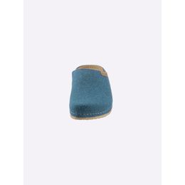 MUBB Damen Hausschuh, Gr. 37, bunt, Wolle, Schuhe