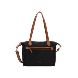 Emily & Noah Shopper EMILY & NOAH "Shopper E&N Jarina", Damen, Gr. B/H/T: 33cm x 22cm x 13cm 0, schwarz (schwarz 100), Polyester, Taschen Shopper