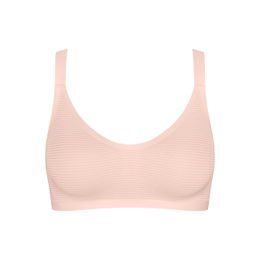 Sloggi Damen Bralette "ZERO Feel Air", Gr. M, rosa, Single Jersey, Obermaterial: 83% Polyamid, 17% Elasthan, BHs, atmungskativ, semi-transparenter