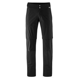 Gonso Herren Fahrradhose "Rombon", schwarz, Gr. 4XL, 90% Polyamid, 10% Elastan, Hosen, MTB-Pants mit Zipp-Off-Funktion
