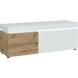 Lowboard Home Affaire "Luci", eichefarben artisan, alpinwei&szlig;, B:150cm H:48cm T:56cm, Sideboards, Lowboard, Breite 150 cm